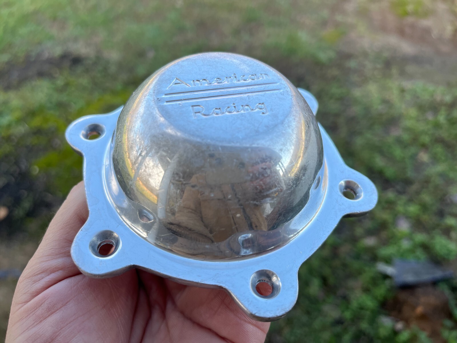 AMERICAN RACING TORQ THRUST CUSTOM WHEEL CENTER CAP 6 HOLE METAL ALLOY ...