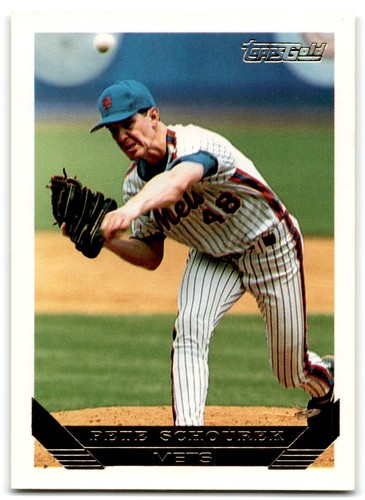 1993 Topps Gold Pete Schourek New York Mets #352 | eBay