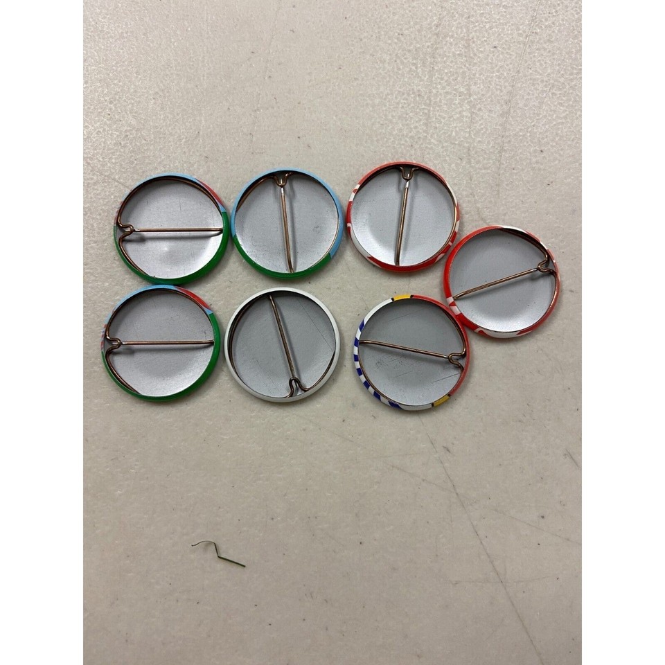 Vintage Set of 7 1980's SWATCH Swiss Coca-Cola Steel Pinback Button Pin ...