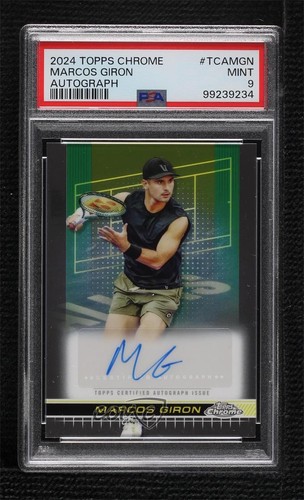2024 Topps Chrome Auto I Marcos Giron #TCA-MGN PSA 9 MINT Rookie Auto ...