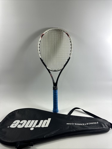 Prince Air O Rebel Oversize Tennis Racquet & Bag 107 SQ", has new grip ...