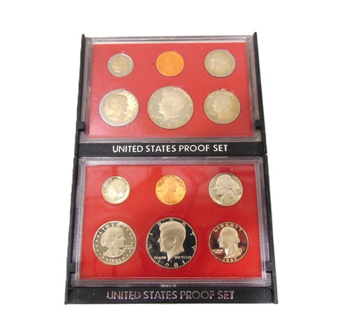 Coins - United States Proof Sets - 1979, 1981, & Two Each of 1980 ...