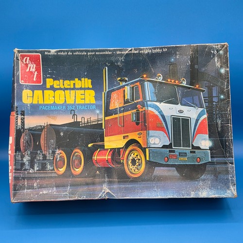 Amt Peterbuilt Cabover Pacemaker 352 Tractor Vintage Model kit 1/25 ...