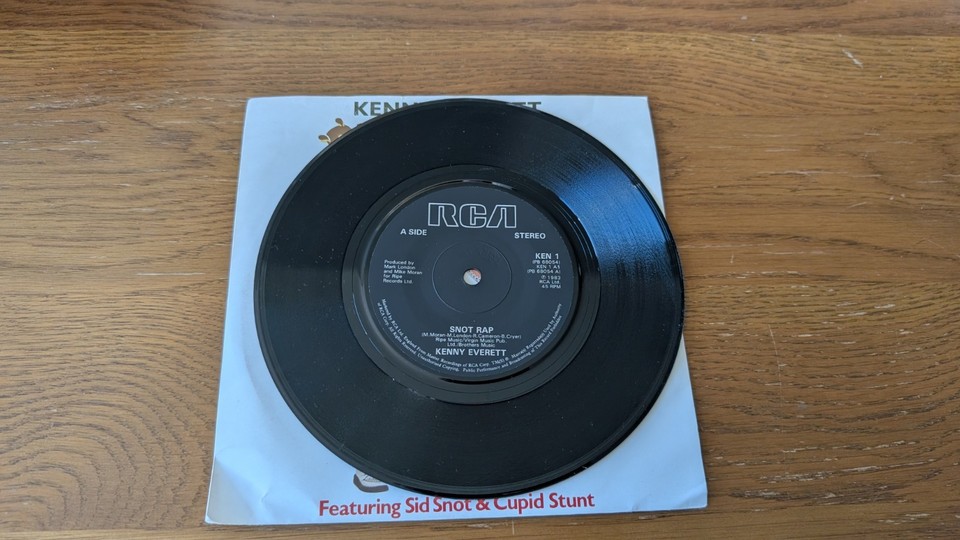 Kenny Everett Snot Rap Sid 7 Inch Vgc+ Single Play Tested Vinyl | eBay
