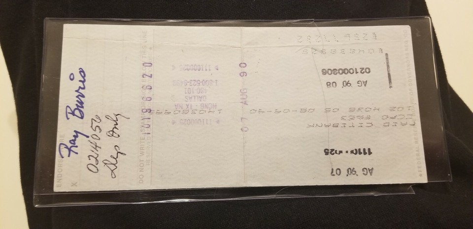 RAY BURRIS YANKEES LEGEND GENUINE AUTHENTIC AUTOGRAPHED ENDORSED ...