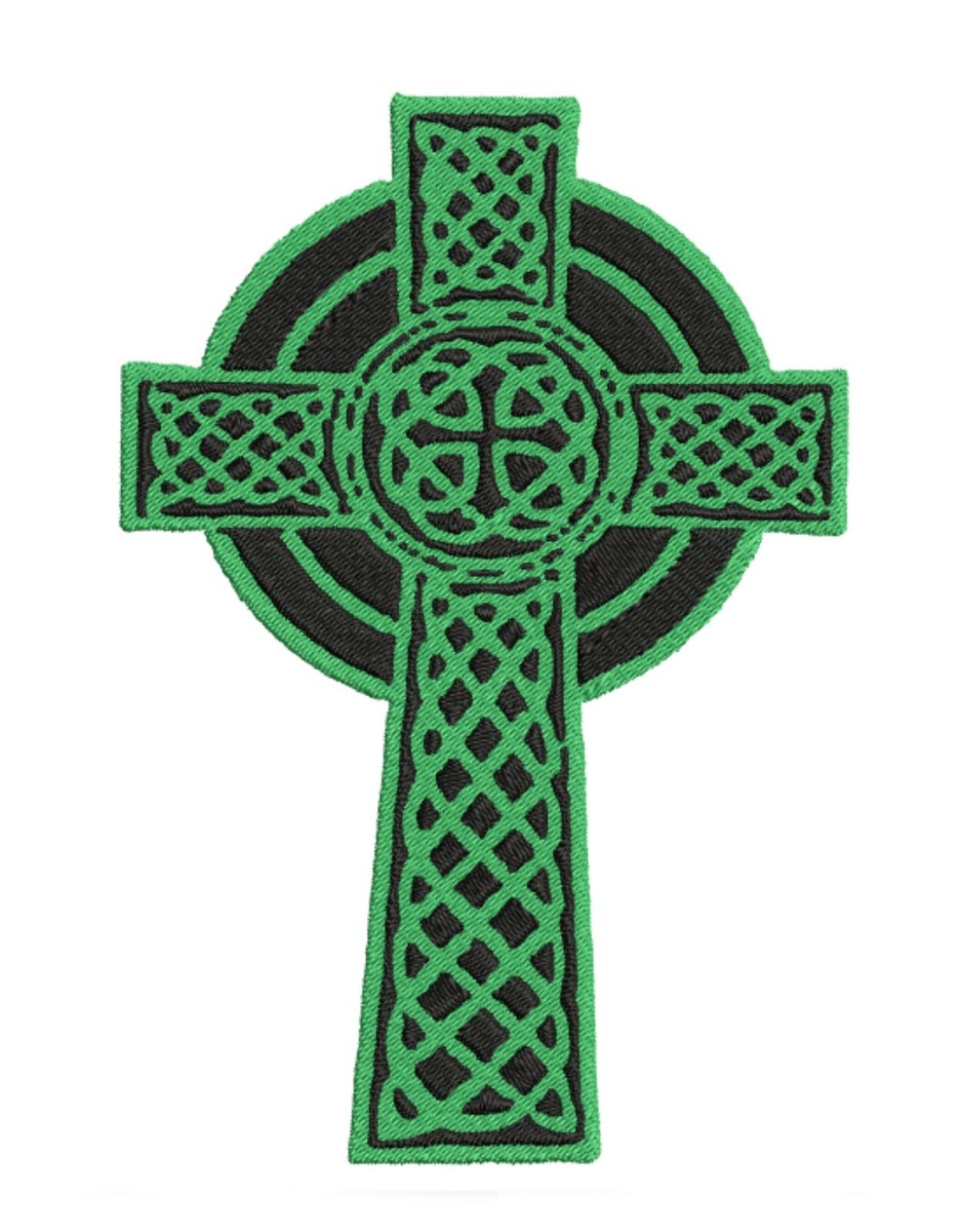 Celtic Cross Patch Religious Ethnic Emblem Embroidered