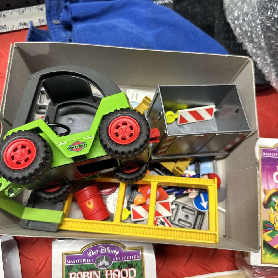 MIB RARE Vtg 1998 Playmobil Fork Lift & Operator Work Construction Set ...