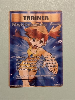 Pokemon TCG: Misty's Determination 108/108 Evolutions Full Art Trainer ...