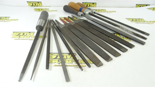 LOT OF 14 ASSORTED 7" TO 9" HAND FILES NICHOLSON HELLER SIMONDS USA | eBay
