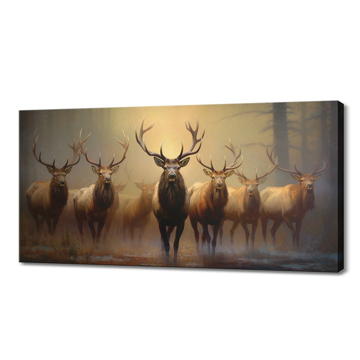 Large Color Picture Of A Deer HANS ARNOLD. "The Deer", Color