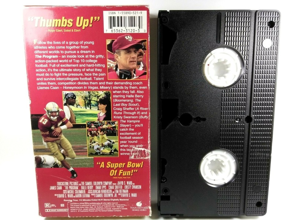 The Program (VHS, 1994) James Caan, Halle Berry, Omar Epps, Craig ...