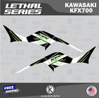 Graphics Kit for KAWASAKI KFX 700 KFX700 Lethal Series - Green Shift 16 ...