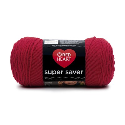 Coats Yarn E300-319 Red Heart Super Saver Yarn-Cherry Red (3Pk) | eBay
