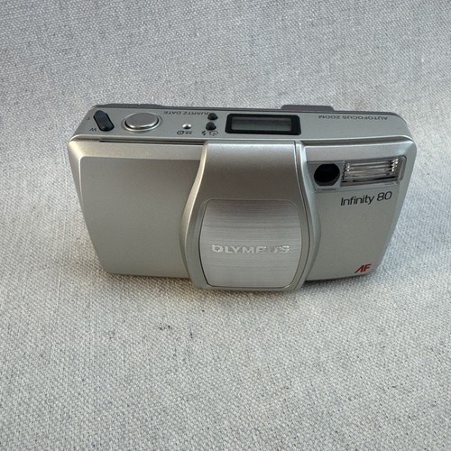 Olympus Infinity 80 Quartz Date Point & Shoot Zoom 35mm Film Camera ...