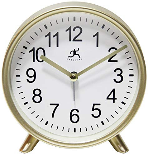 Tabletop Alarm Clock Gold Decorative Cute Gold Alarm Clock 5.75 inch ...