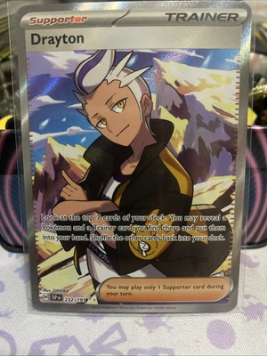 Drayton - 232/191 - Pokemon Surging Sparks Full Art Ultra Rare NM | eBay