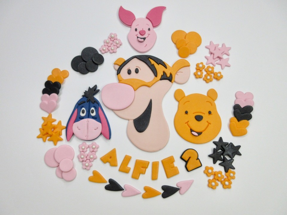 Tigger Cake Topper Personalised Large. Edible Tigger Cake Decorations ...