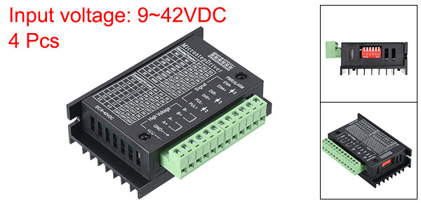 4pcs Stepper Motor Drivers 4A Stepper Driver Controller CNC Digital ...