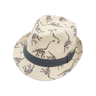 Maximo Boys Hut BOY-Trilby "dinosaur skeleton" 53523-152776 NEU Gr. 49 ...