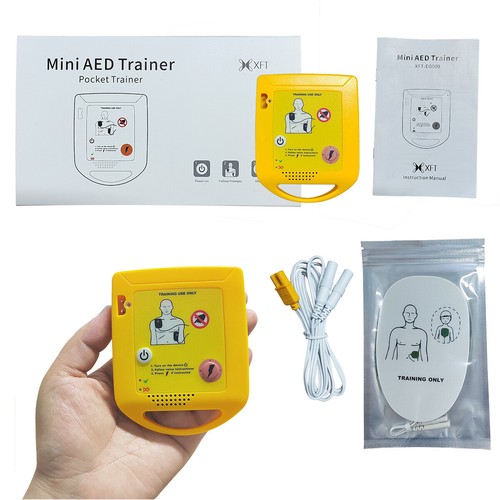 Mini Size AED Trainer Emergency First Aid Kit Training Automatic ...