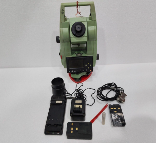 Leica TC303 Total Station with Case & Accessories | eBay