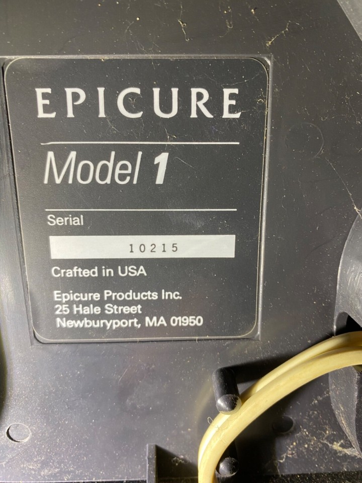 Vintage Pair Epicure EPI Model 1 Speakers w/ Equalizer - All working | eBay