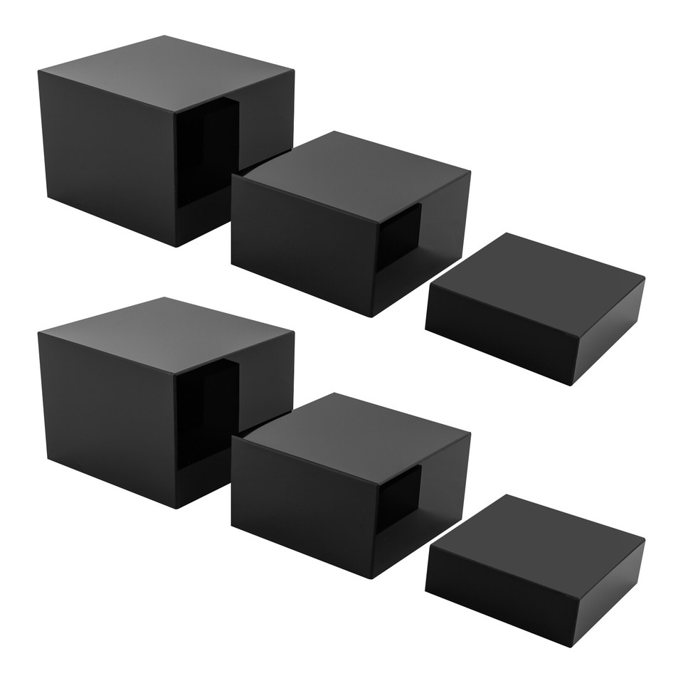 6 Pcs Acrylic Display Risers Acrylic Boxes Acrylic Display Nesting ...