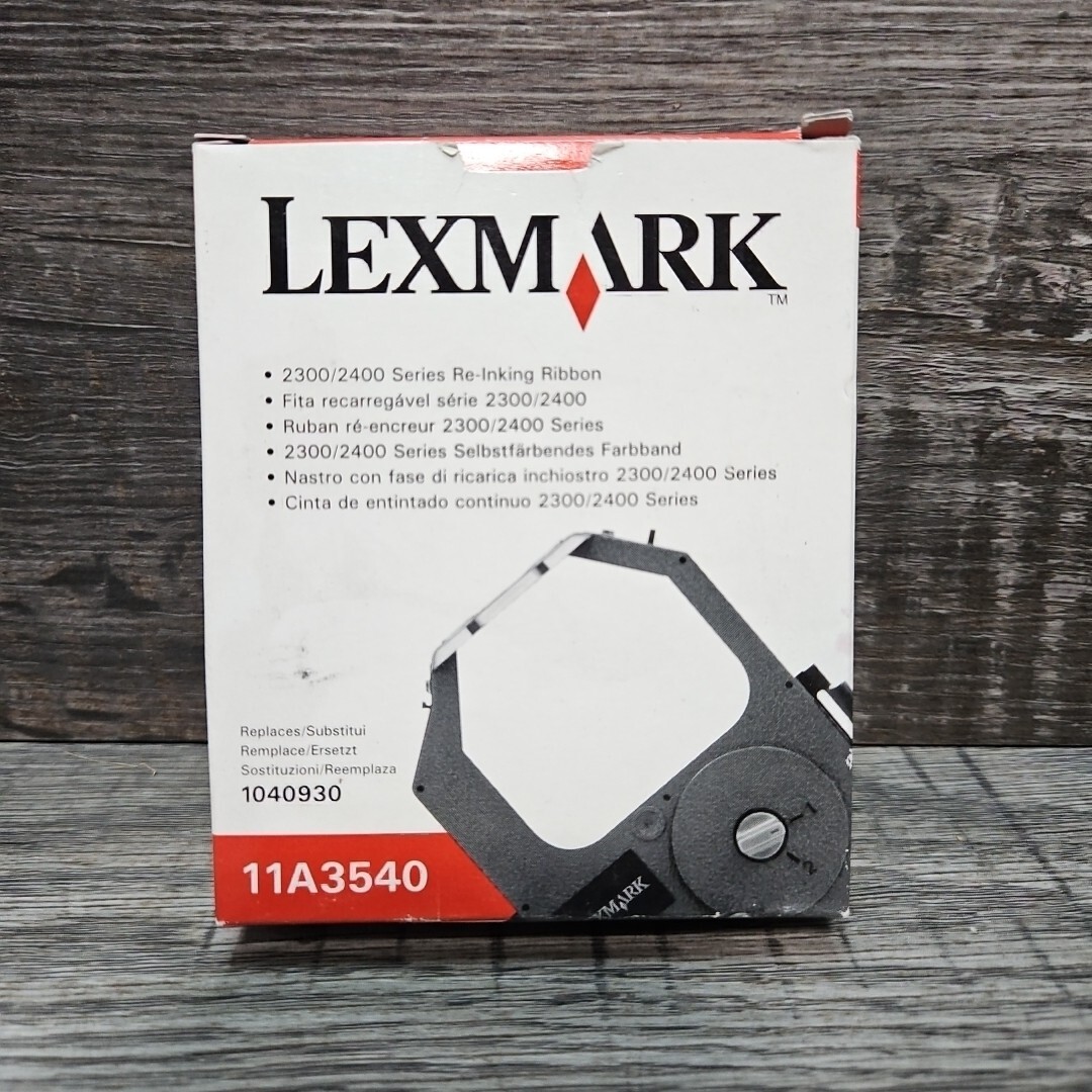 11A3540 Lexmark Forms Printer 2481 Re-inking Ribbon Black 4m for sale ...