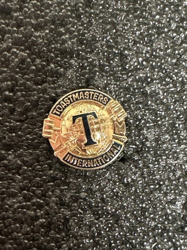 Toastmasters International Lapel Tie Hat Pin Gold Tone | eBay
