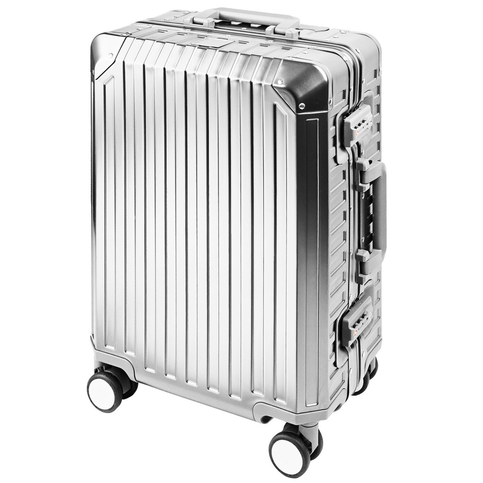 All Aluminum Luggage Suitcase Carry on 20" TSA Lock | eBay