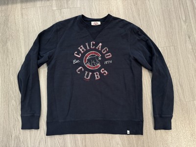 Men’s Chicago Cubs 47 Brand Size L Large Crew Neck MLB Sweatshirt SOFT ...