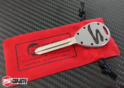 Mk4 Supra Key Blank - Carbon X Titanium Series - Frosted , JZA80 OEM ...
