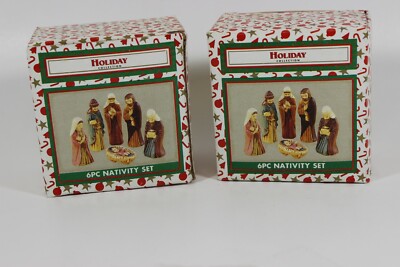 Nativity Set - Holiday Collection by World Bazaars - Miniature (2, 6 ...