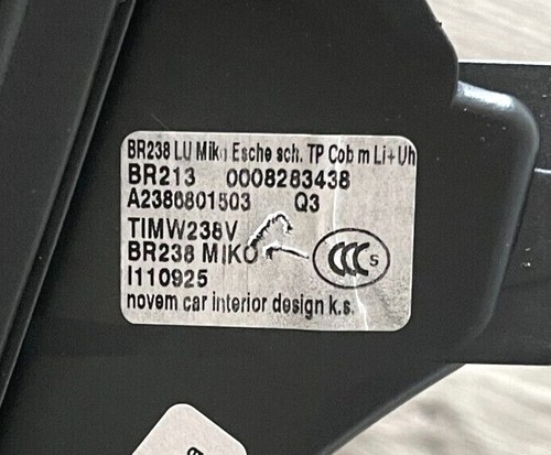 2018 2019 2020 MERCEDES E CLASS TRIM PANEL ORNAMENTAL MOLDING ...