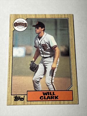 1987 Topps Will Clark Rookie RC | eBay