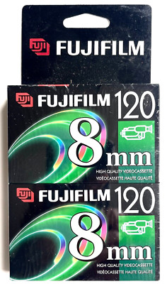 BRAND NEW SEALED FUJI FILM 8mm HIGH QUALITY P6-120 VIDEO CAMCORDER ...