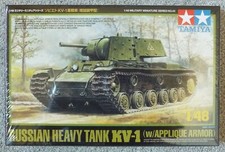 Tamiya 32538 1/48 Scale Model Kit Soviet Union Russian Heavy Tank Kv-2 ...