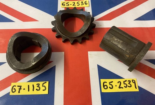 BSA M20 M21 B31 B33 CUSH DRIVE BEARING 16T SPROCKET 65-2536 67-1135 65 ...