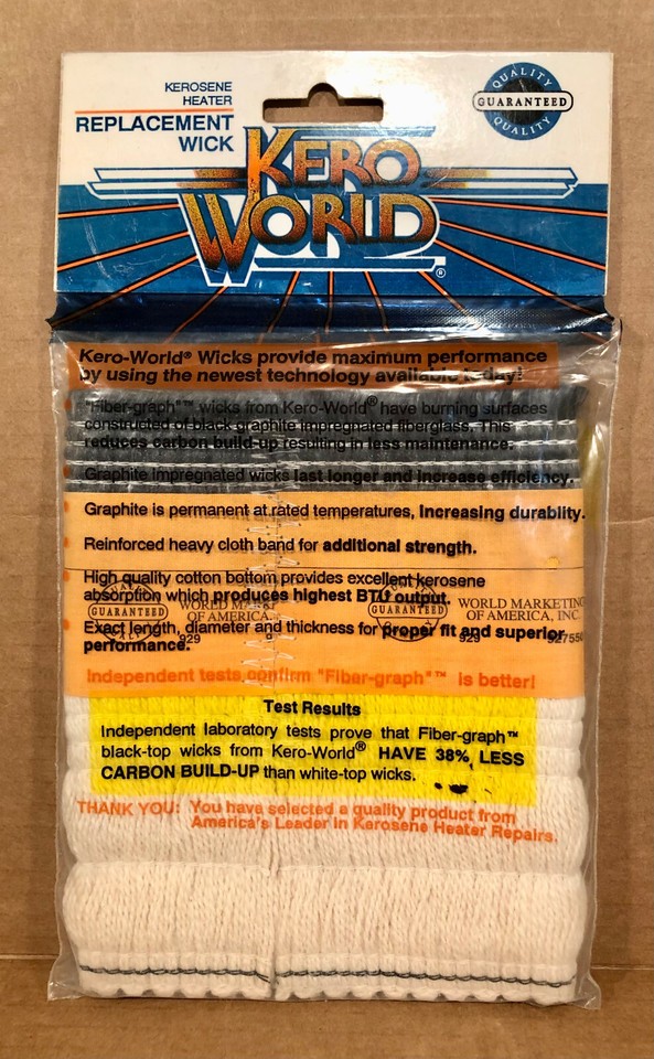 Kero World Kerosene Heater Replacement Wick 28055 Aladdin Corona Keymar ...