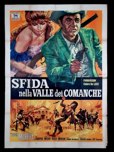 SFIDA NELLA VALLE DEI COMANCHE poster manifesto Gunfight at Creek ...