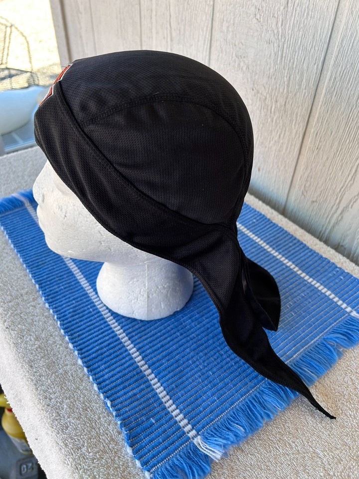 Harley Davidson Motorcycles Patch Skull Cap Do Rag Bandana Head Wrap ...
