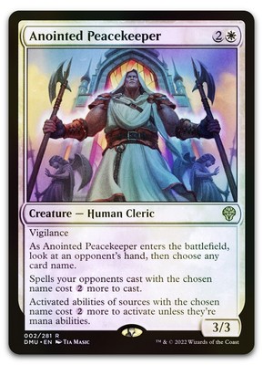 Anointed Peacekeeper #2 (Foil) (NM) Dominaria United DMU Magic MTG | eBay