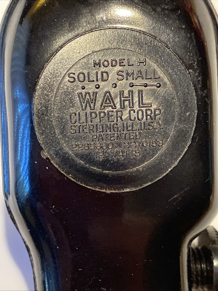 Vintage Wahl Model H Solid Small Hair Clipper 1940s - Tested And Works ...