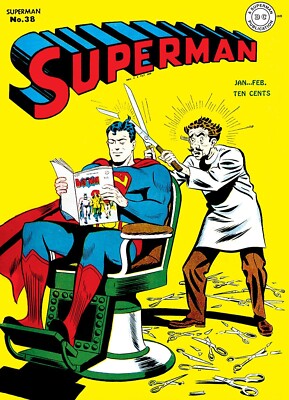 SUPERMAN #38 COMIC BOOK COVER 11"x17" POSTER PRINT | eBay