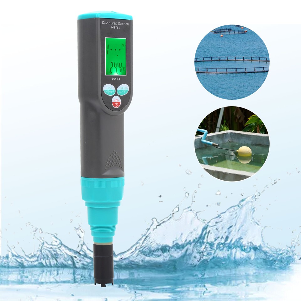 DO-66 Dissolved Oxygen Meter Portable Digital DO Tester Analyzer For ...