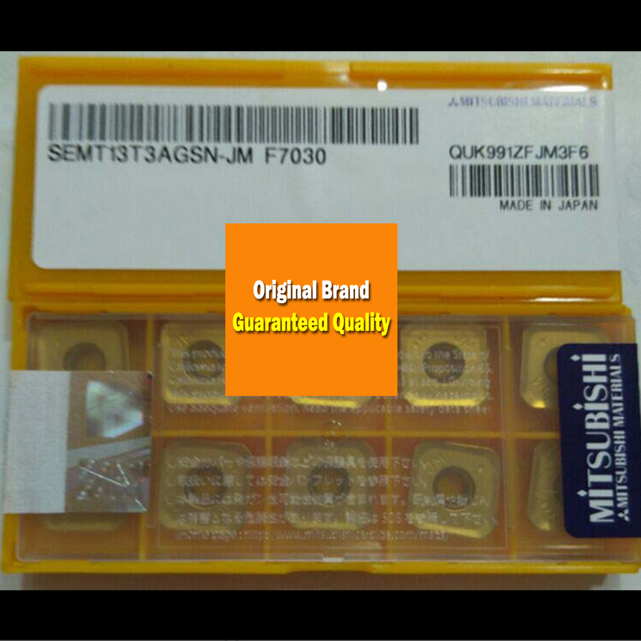 10PCS in BOX Original MITSUBISHI SEMT13T3AGSN-JM F7030 Carbide Insert ...