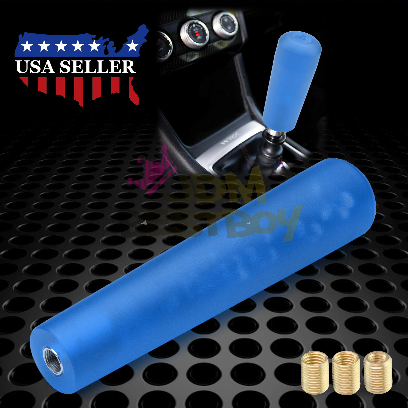 Blue Shift Knob Stick Frosted Matte Crystal Bubble Long Throw Gear ...