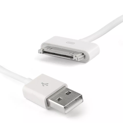 2pcs 30 Pin Cable USB Data Sync Charging Charger Lead for Apple iPhone ...