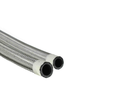 MLR DASH -6 STAINLESS STEEL BRAIDED OIL TRANSMISSION HOSE PIPE | eBay
