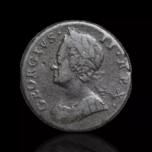 GREAT BRITAIN. George II, Copper Halfpenny, 1747 | eBay